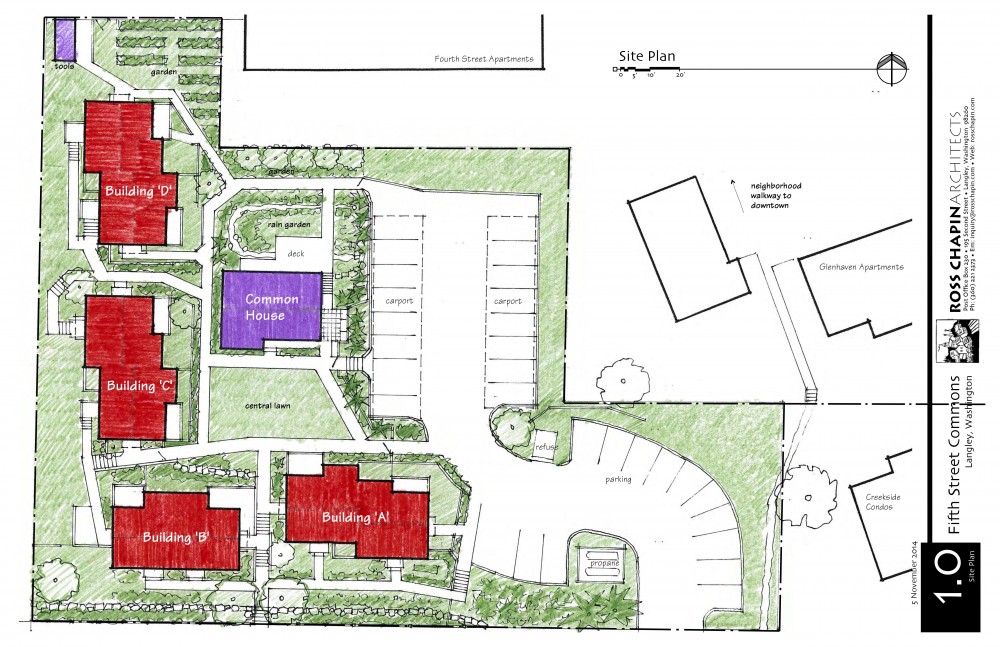 Site Plan – Fifth Street Commons